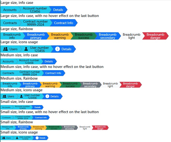 Custom Bootstrap 5 Breadcrumbs - Ver 3 Custom Bootstrap 5 Breadcrumbs - Ver 3